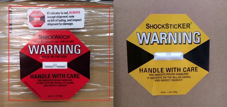 ¿Cómo instalar adecuadamente los shock sensors en los pallets?